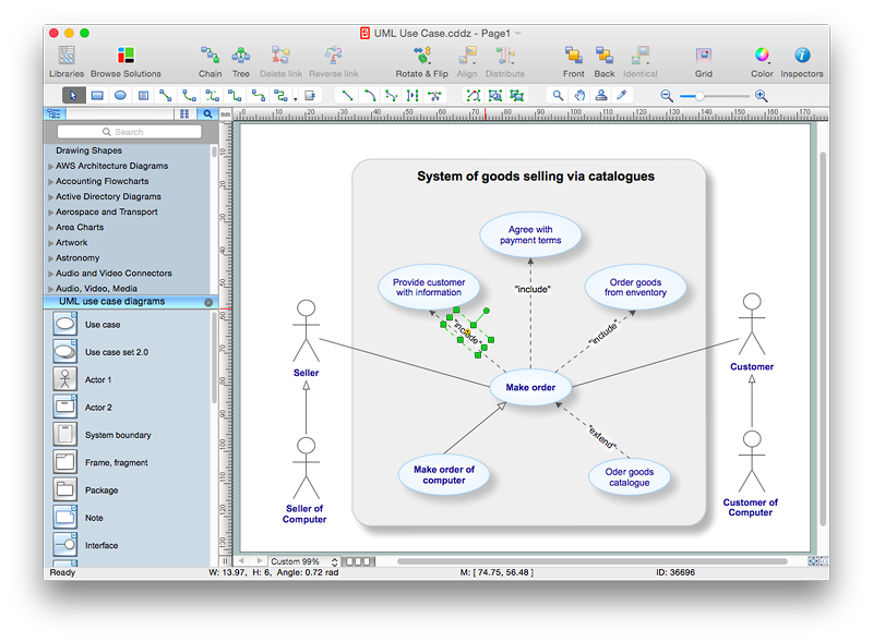 How To Add Text To A Connector In ConceptDraw PRO How To Draw A Circular Arrows Diagram Using 