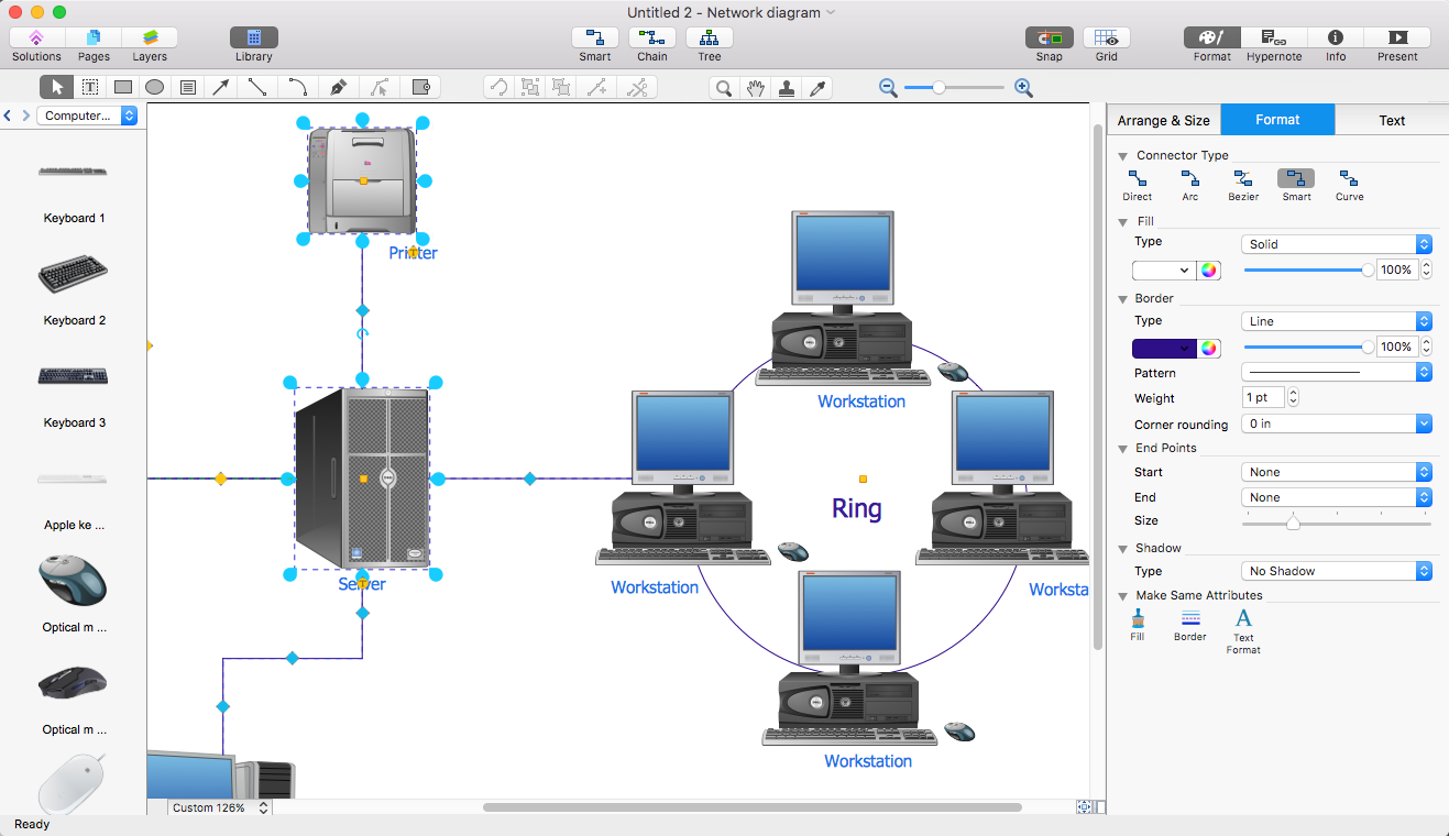 Add A Computer Network Diagram To MS Word ConceptDraw HelpDesk