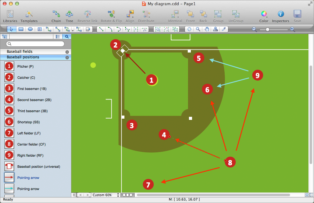 Baseball Solution | ConceptDraw.com