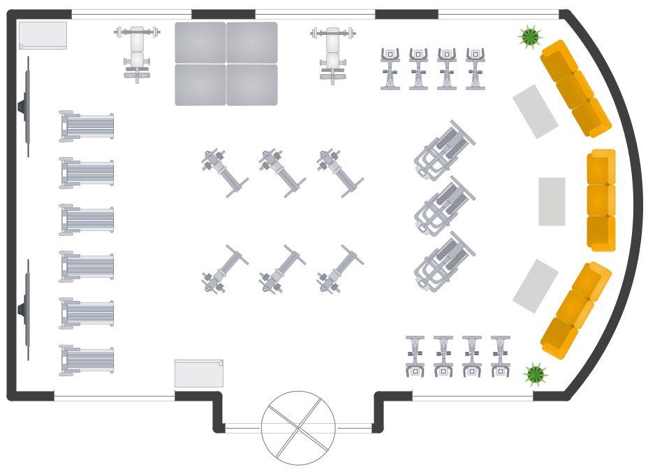 Gym Floor Layout Template