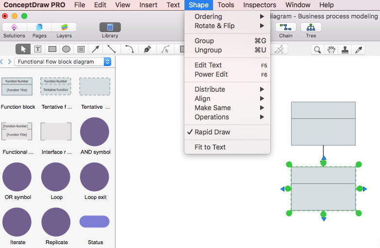 Create a Functional Flow Block Diagram | ConceptDraw HelpDesk