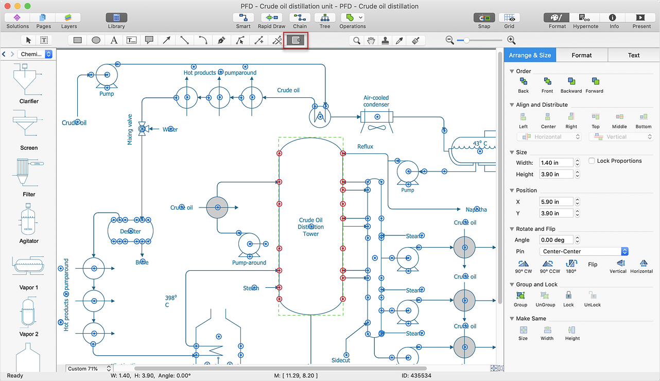 Add Move Or Delete Connection Points On Mac ConceptDraw HelpDesk
