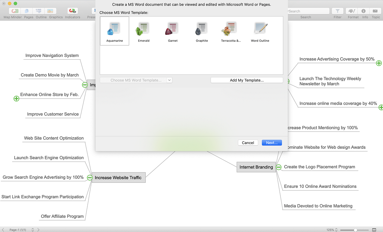 Export Mind Map into Microsoft Word Document | ConceptDraw HelpDesk Export Mind Map into Microsoft Word Document | ConceptDraw HelpDesk