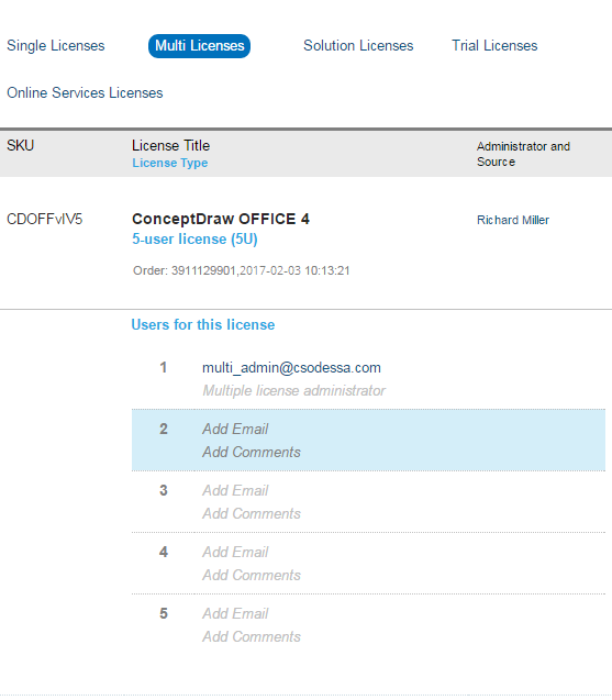 Install and manage ConceptDraw multi-user license on Mac and PC ...