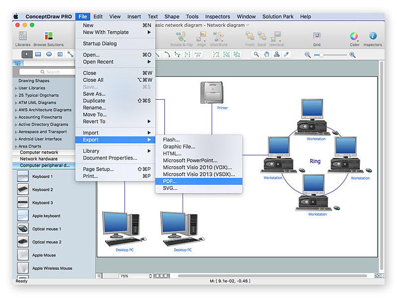 How To Convert A Computer Network Diagram To Adobe Pd - vrogue.co