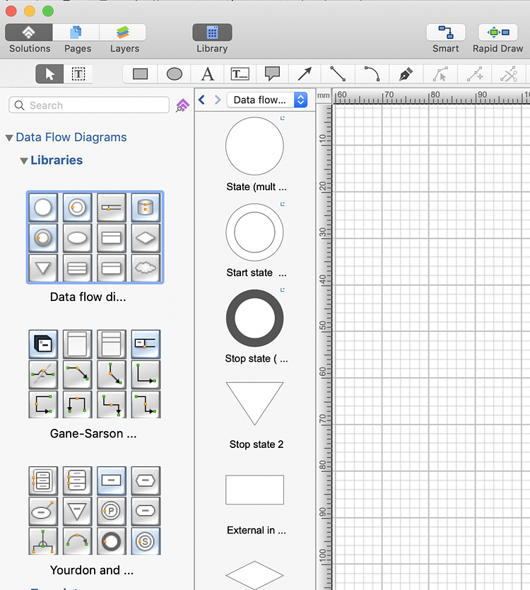 Create Data Flow Diagram ConceptDraw HelpDesk