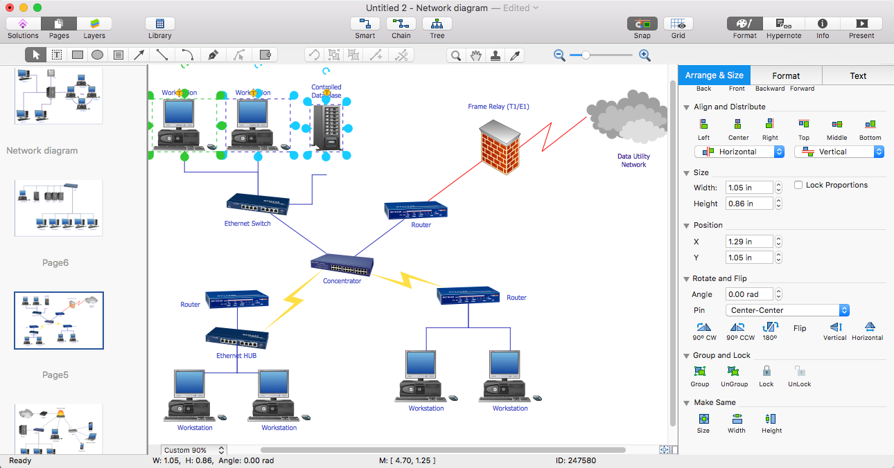 Create PowerPoint Presentation With A Network Diagram ConceptDraw HelpDesk