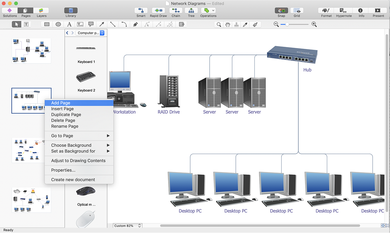 Create PowerPoint Presentation With A Network Diagram ConceptDraw HelpDesk
