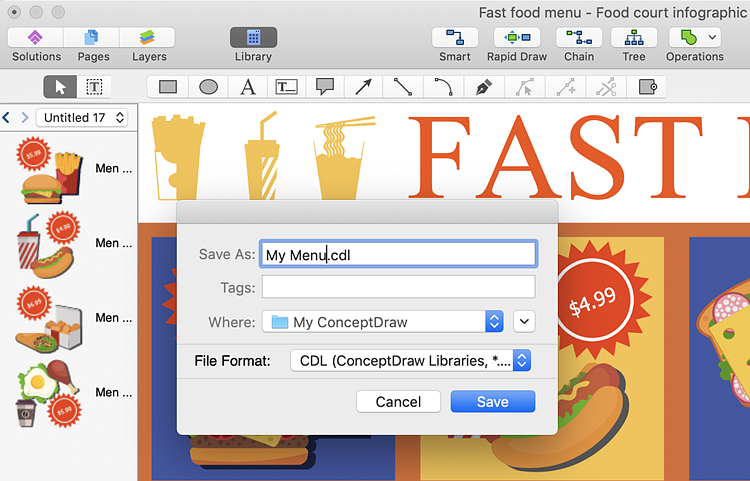 Creating New Library | ConceptDraw HelpDesk