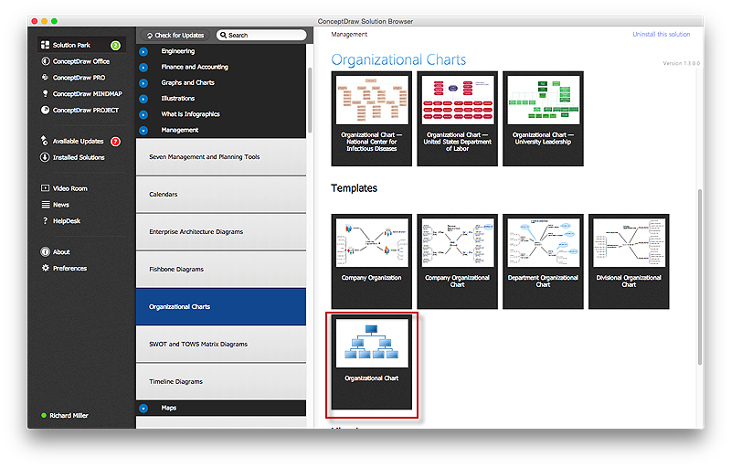 Create an Organizational Chart | ConceptDraw HelpDesk