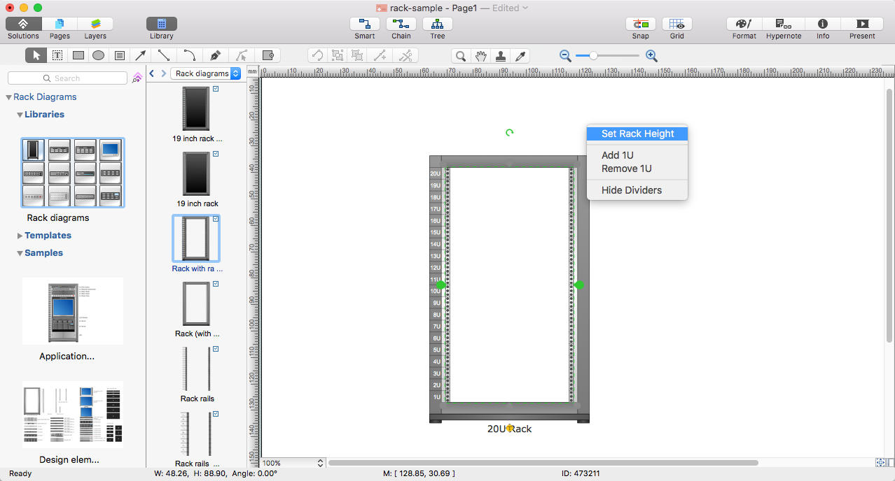 Rack Diagram Presentation | ConceptDraw HelpDesk Rack Diagram Presentation | ConceptDraw HelpDesk