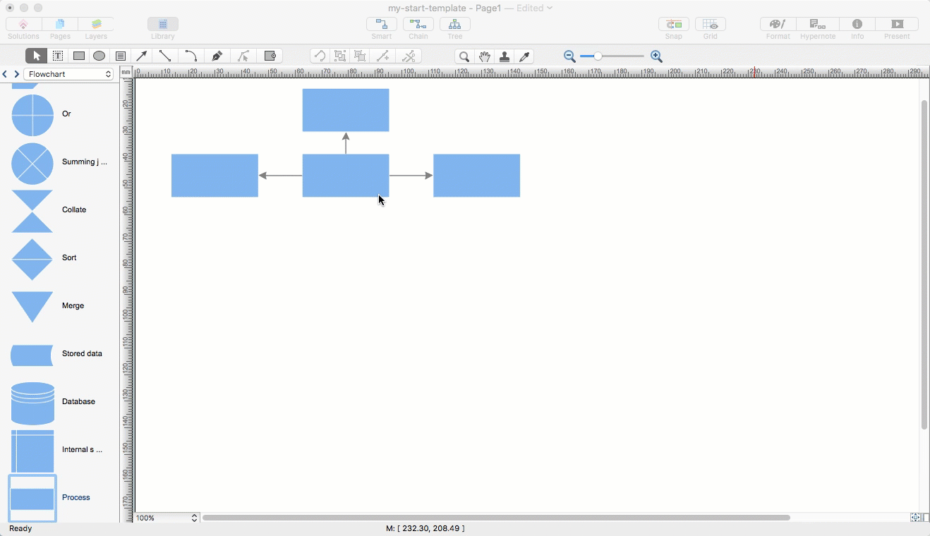 Adding Rapid Draw Features to the Shape | ConceptDraw HelpDesk Adding Rapid Draw Features to the Shape | ConceptDraw HelpDesk