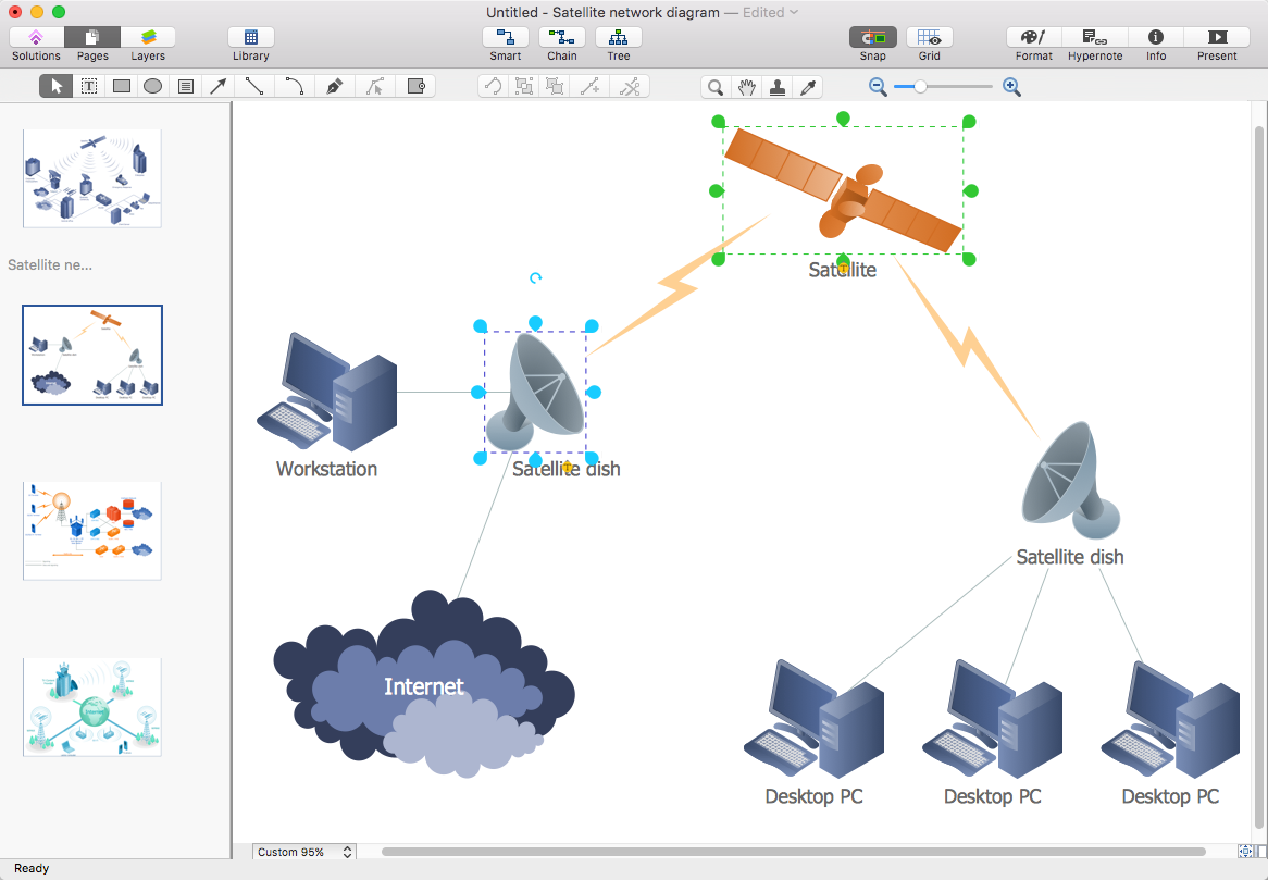 Create Presentation From A Network Diagram ConceptDraw HelpDesk