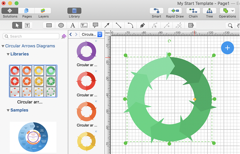 Creating a Circular Arrows Diagram | ConceptDraw HelpDesk Creating a Circular Arrows Diagram | ConceptDraw HelpDesk