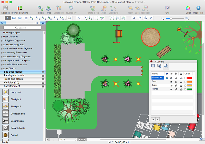 Creating a Site Plan | ConceptDraw HelpDesk