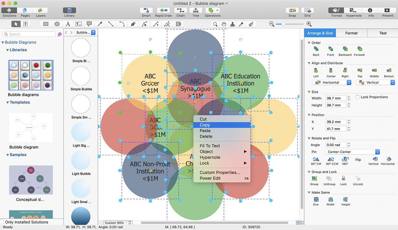 Add A Bubble Diagram To MS Word ConceptDraw HelpDesk
