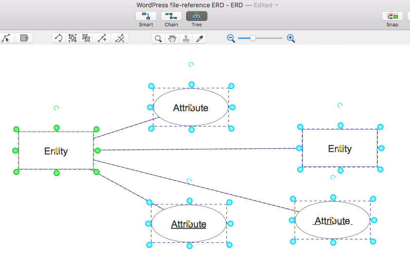 Creating A Chen Er Diagram Conceptdraw Helpdesk