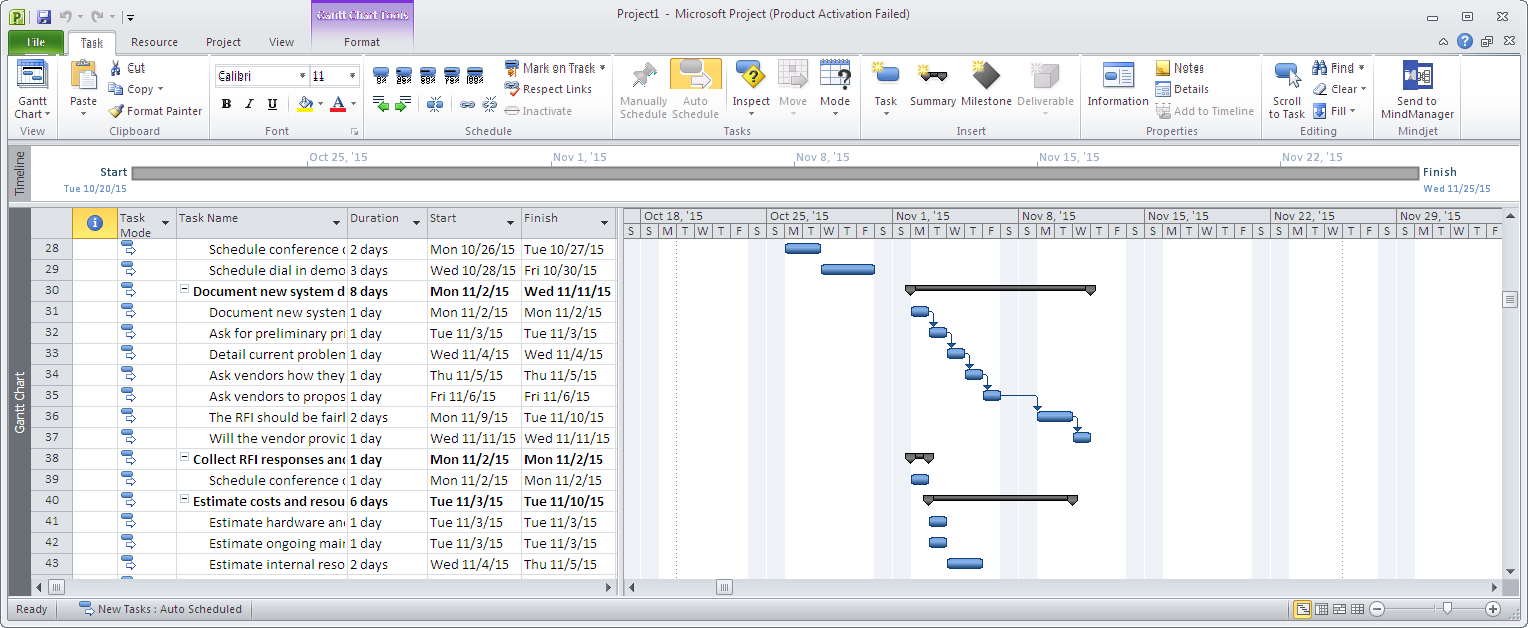 Import from MS Project XML to Mindmap CDMZ | ConceptDraw HelpDesk