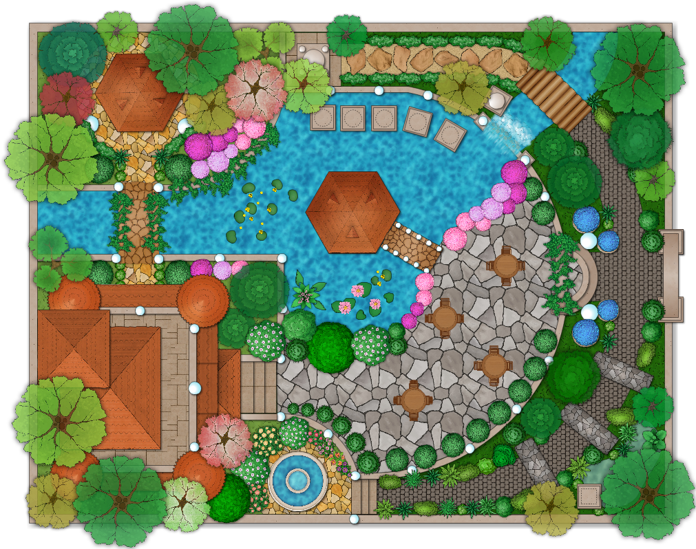 Landscape Design Software Draw Landscape Deck And Patio Plans With 