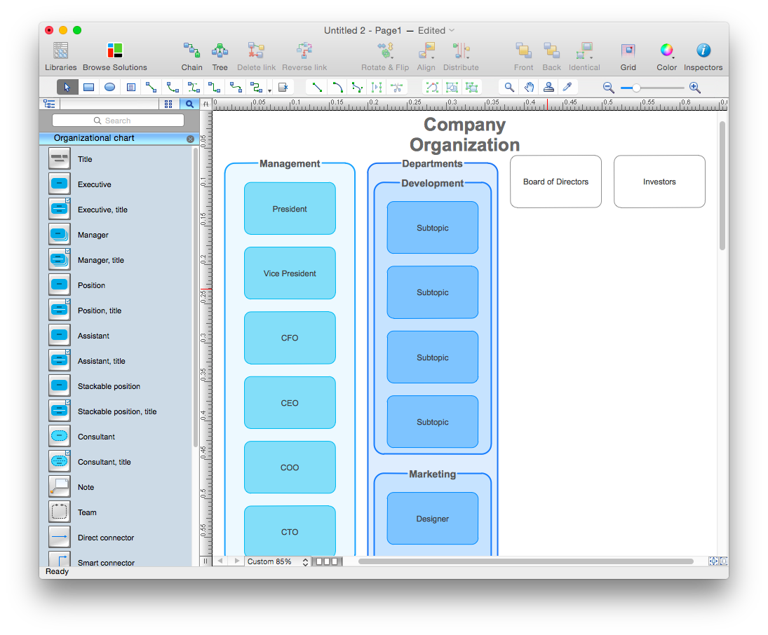 How To Create Organizational Chart Using Management Solution 25 Typical Orgcharts How To 