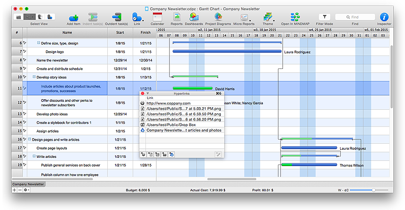 How To Add Several Hyperlinks To A Single Project Task How To Plan Projects Effectively Using 