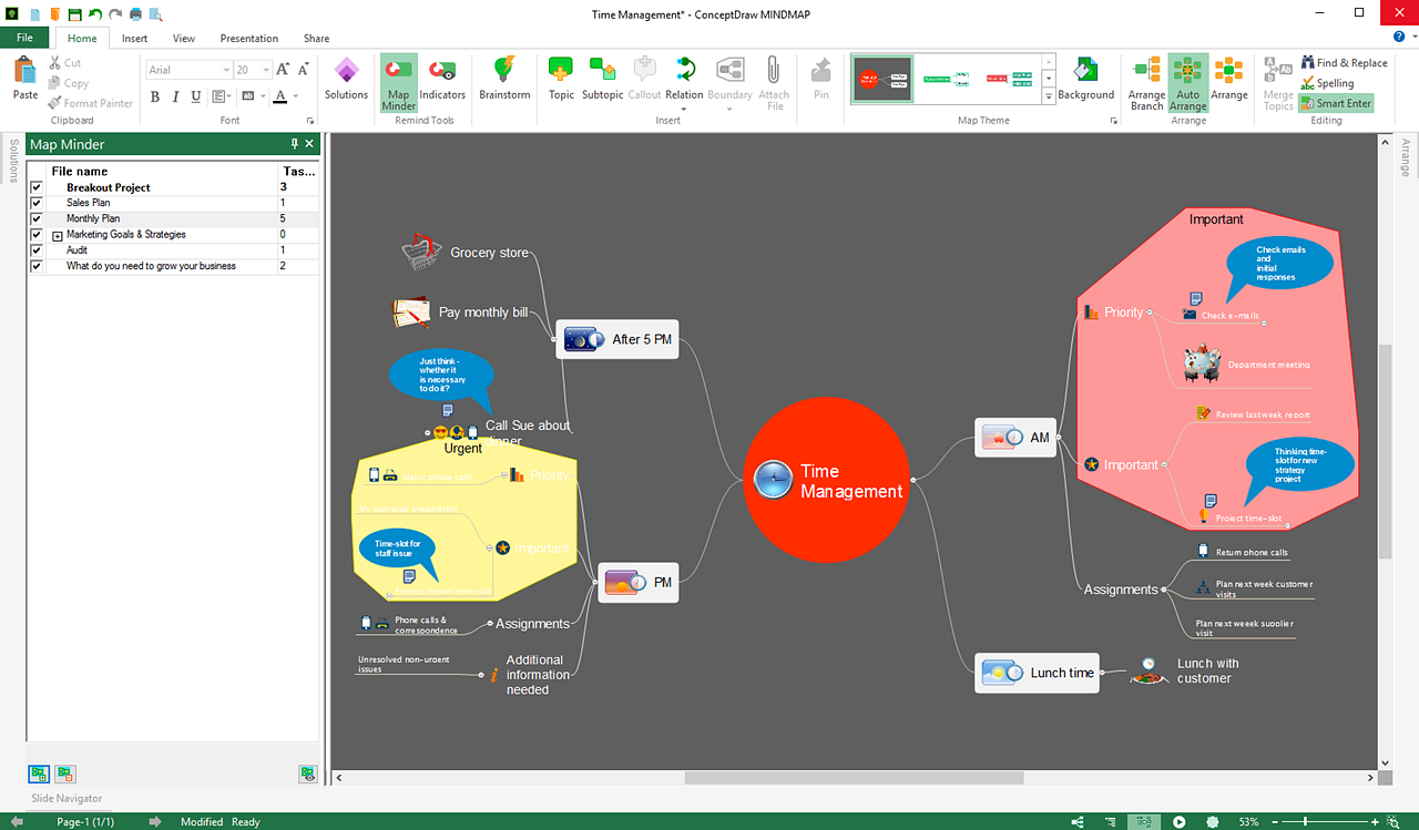 ConceptDraw MINDMAP Daily Use | ConceptDraw ConceptDraw MINDMAP Daily Use | ConceptDraw