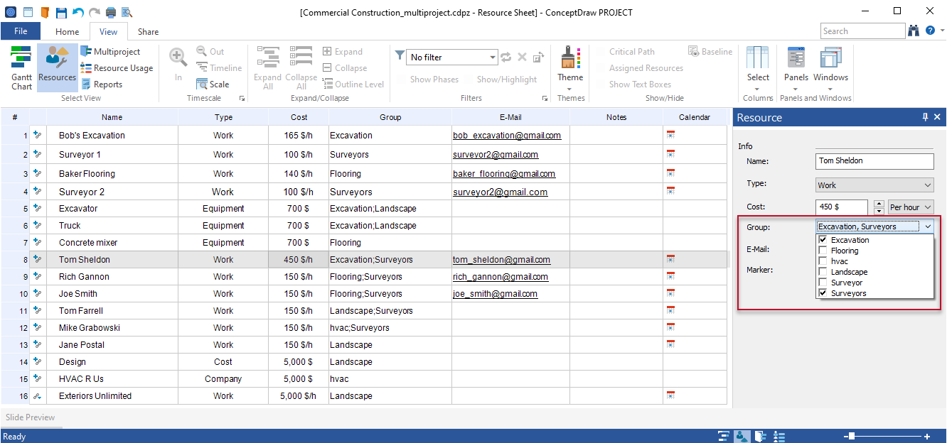 What is New in ConceptDraw PROJECT v13? | ConceptDraw