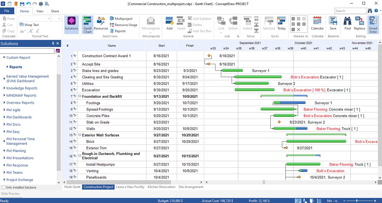 What is New in ConceptDraw PROJECT v12? | ConceptDraw