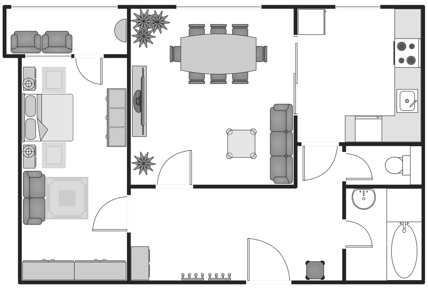 Basic Floor Plan Example Viewfloor Co