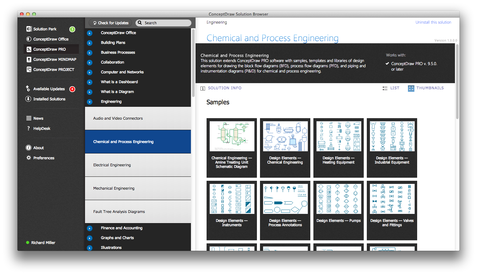 Chemical and Process Engineering Solution | ConceptDraw.com