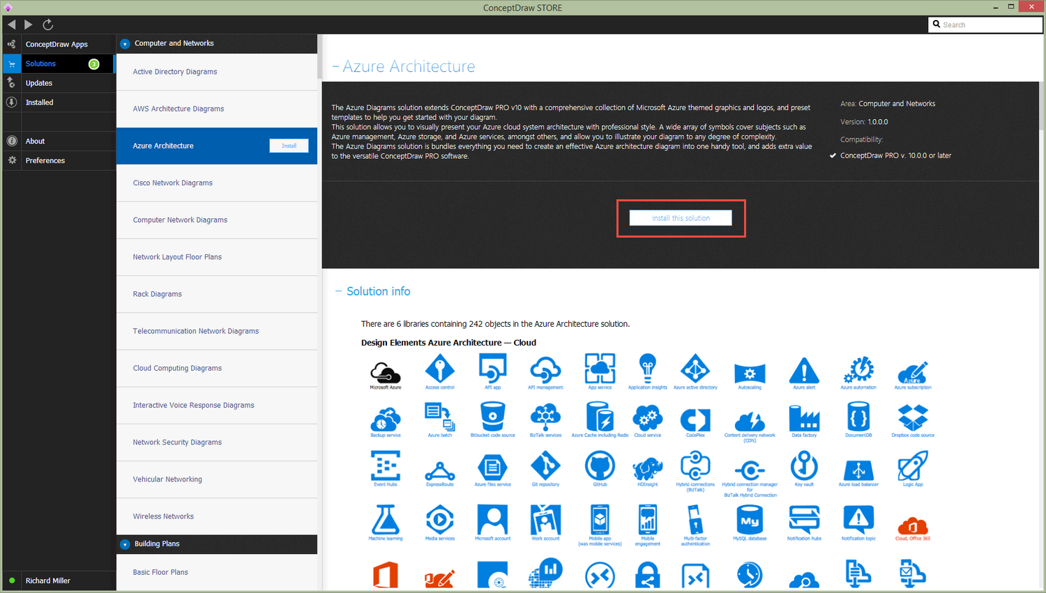 Microsoft Azure Architecture Solution | ConceptDraw.com