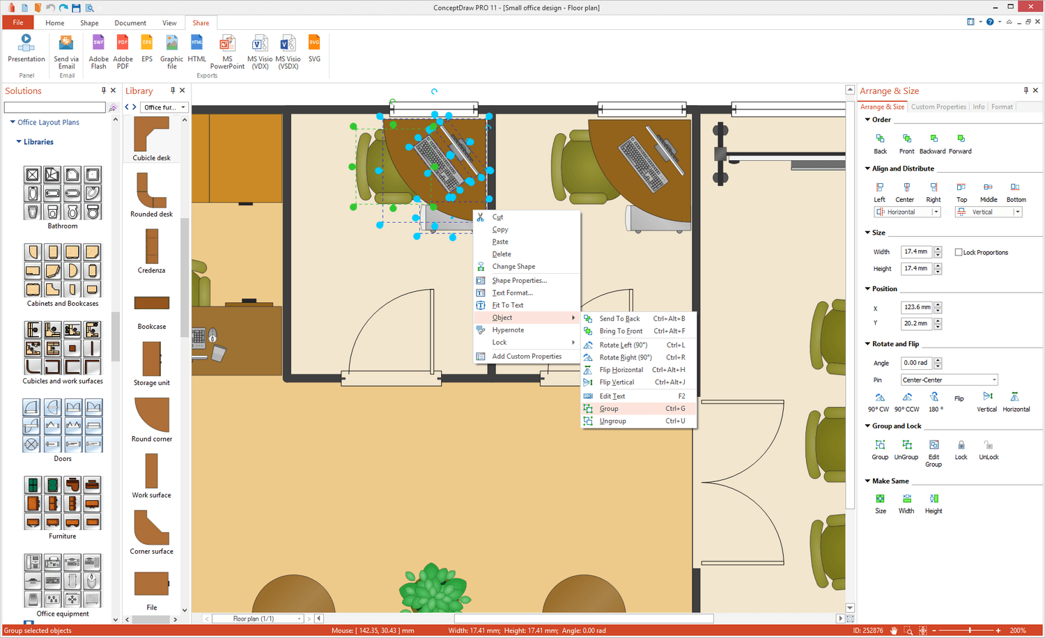 Office Layout Plans Solution | ConceptDraw.com