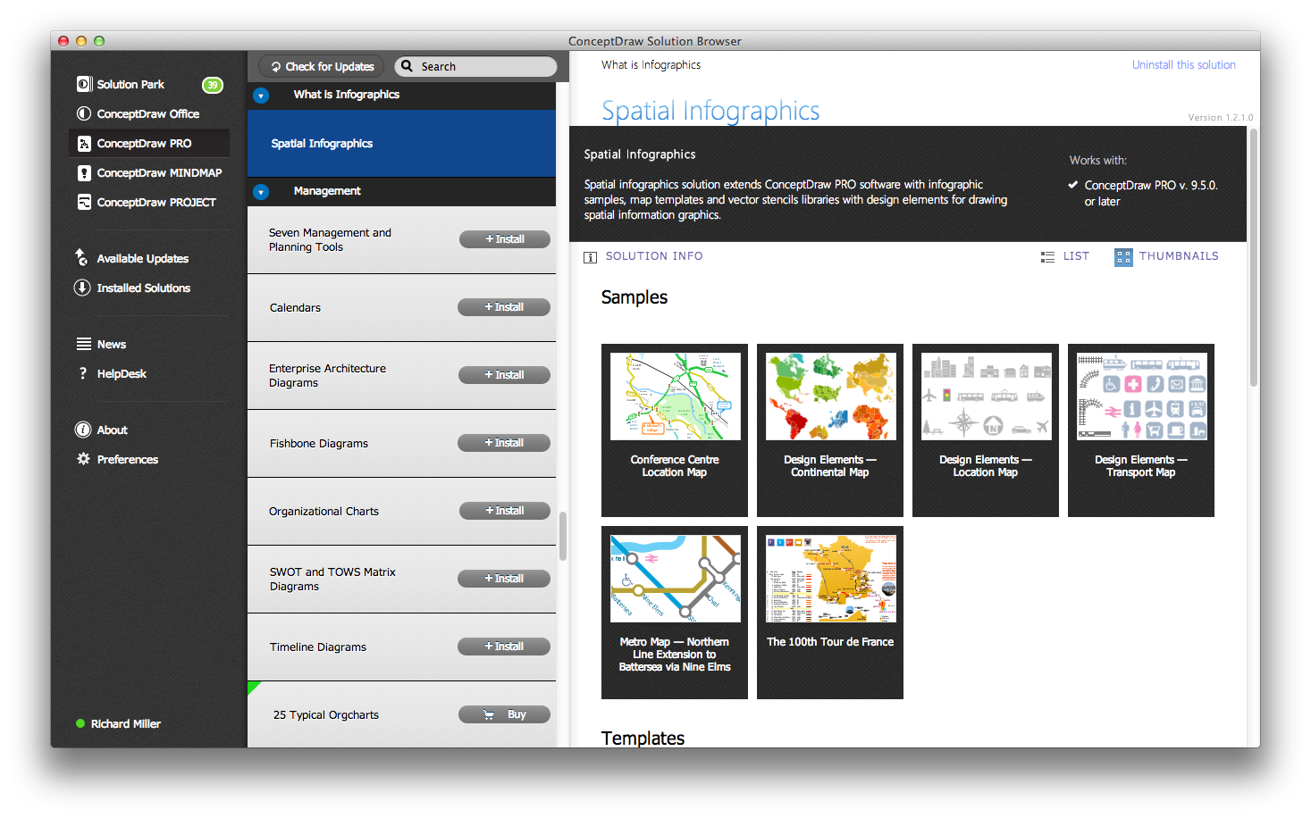 Spatial infographics | ConceptDraw.com